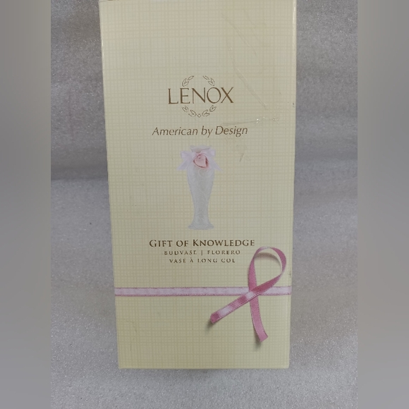 Lenox | Accents | Lenox Gift Of Knowledge Breast Cancer Awareness Bud ...